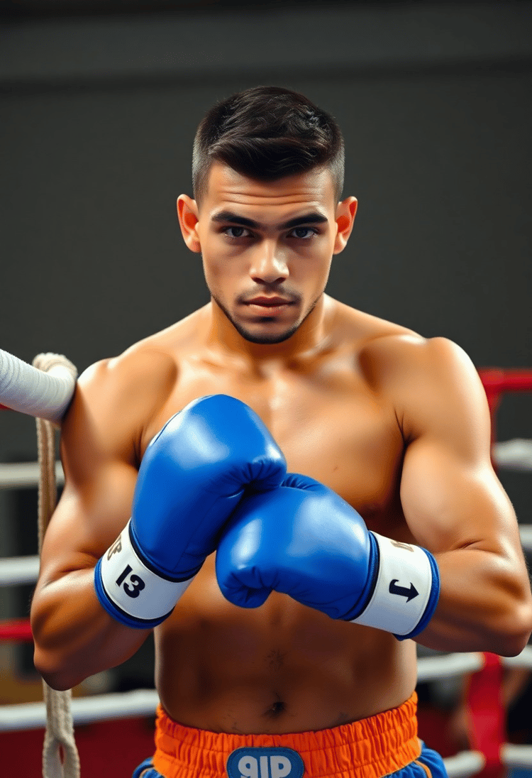 Determined Boxer Prepares for the Next Bout - Pincel