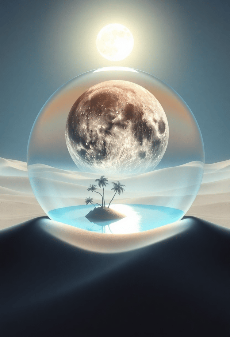 Crystal Orb Moonlit Oasis - Pincel