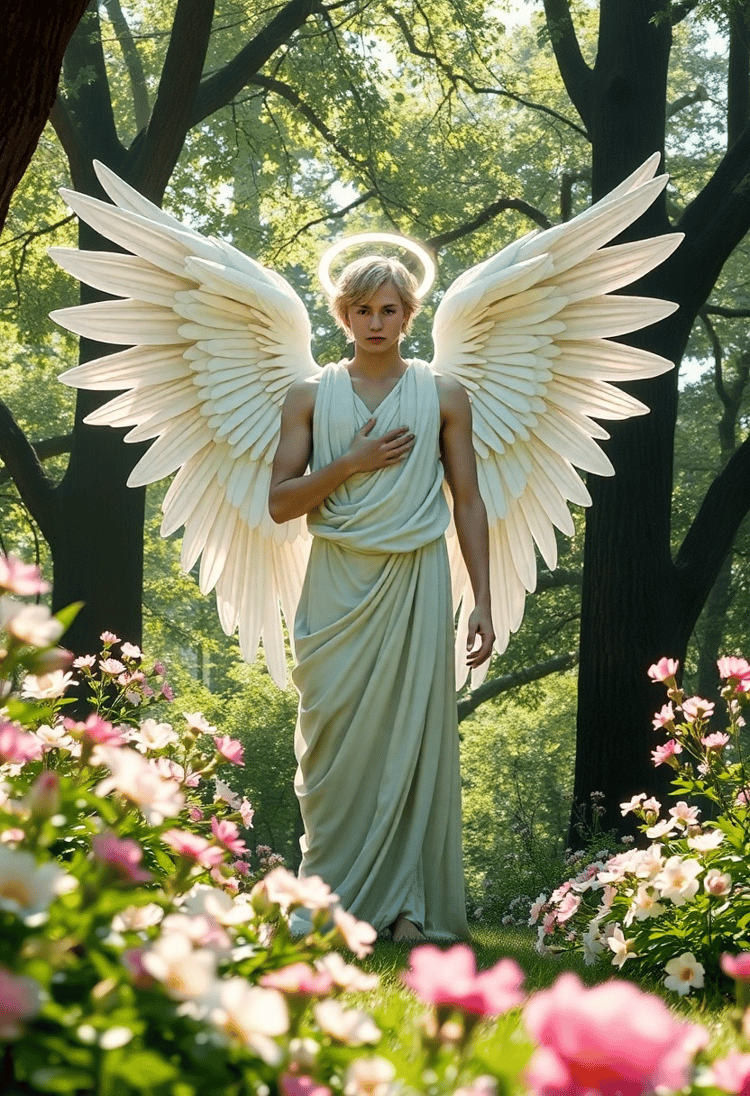 Solemn Sentinel of the Garden - Pincel