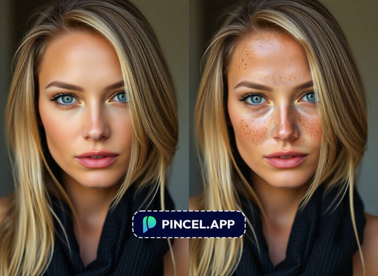 Add Freckles to Photo Online - Pincel