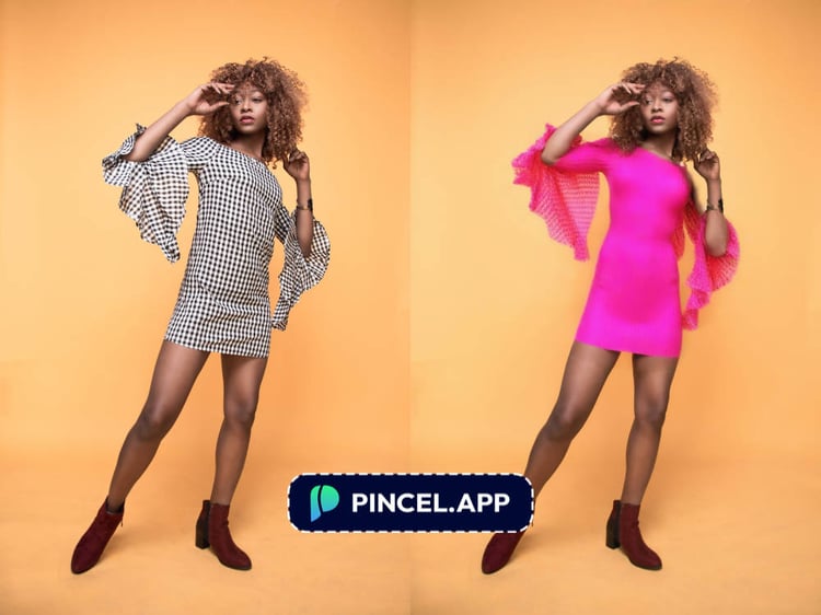 AI Dress Color Changer - Pincel