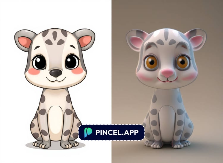 Make 2D into 3D Model Photo Online - Pincel