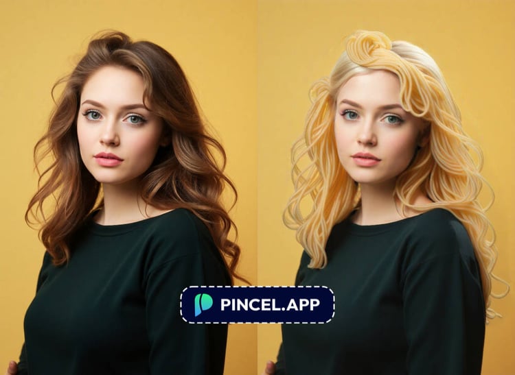Turn Hair into Spaghetti on Photo - Pincel