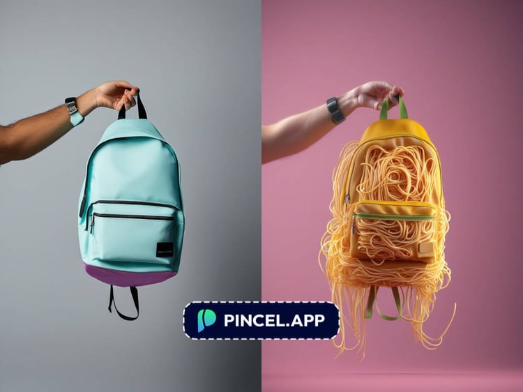 Spaghetti Object 3D Photo Effect - Pincel