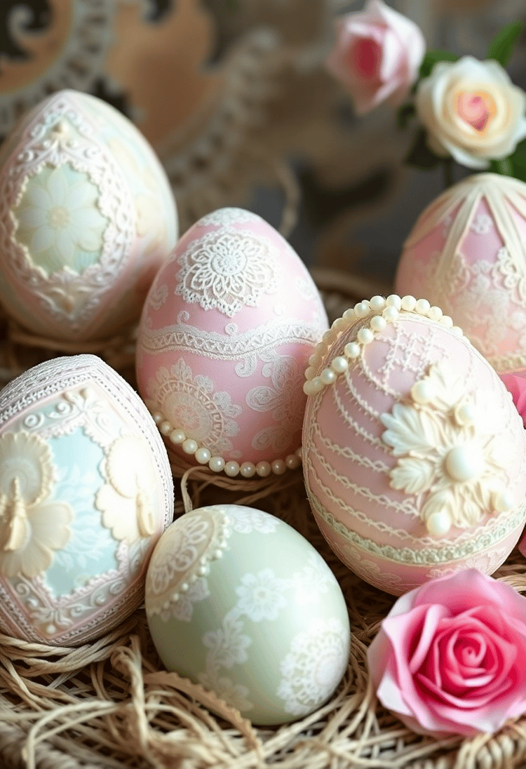 Vintage Victorian Easter Eggs - Pincel