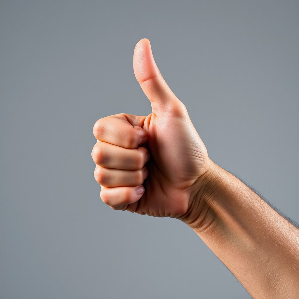 Thumb Up Hand Sign - Pincel